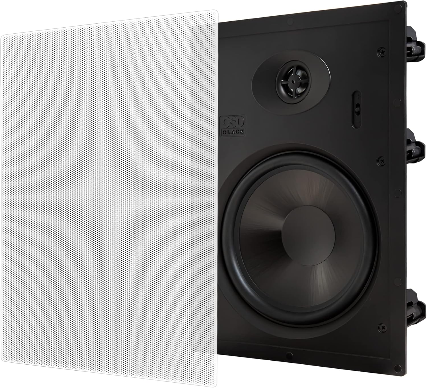 Amazon.com: OSD Audio IW840 8-inch Polypropylene In-Wall Speaker Pair ...