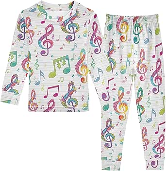Amazon.com: ODAWA Floral Musical Notes Clothing Set Matching Fall ...