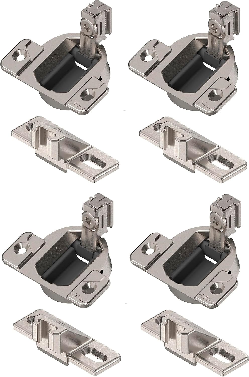 Set of Blum 33.3600 Compact 33 Screw on 110 Degree Opening Face Frame ...