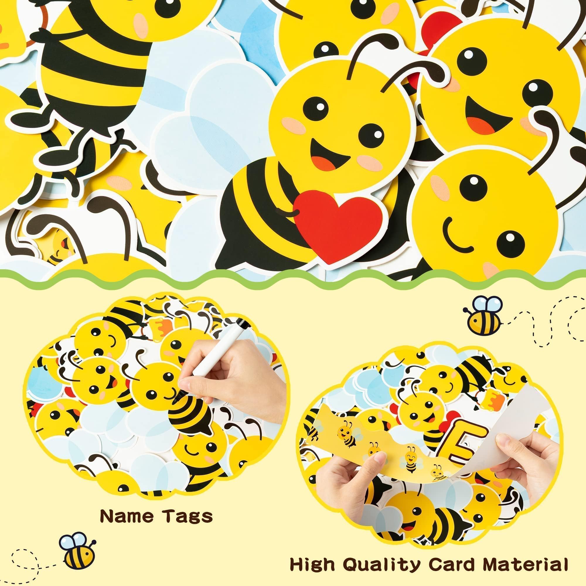 Snapklik.com : AsodSway Bee Bulletin Board Decorations - 106Pcs 100th ...