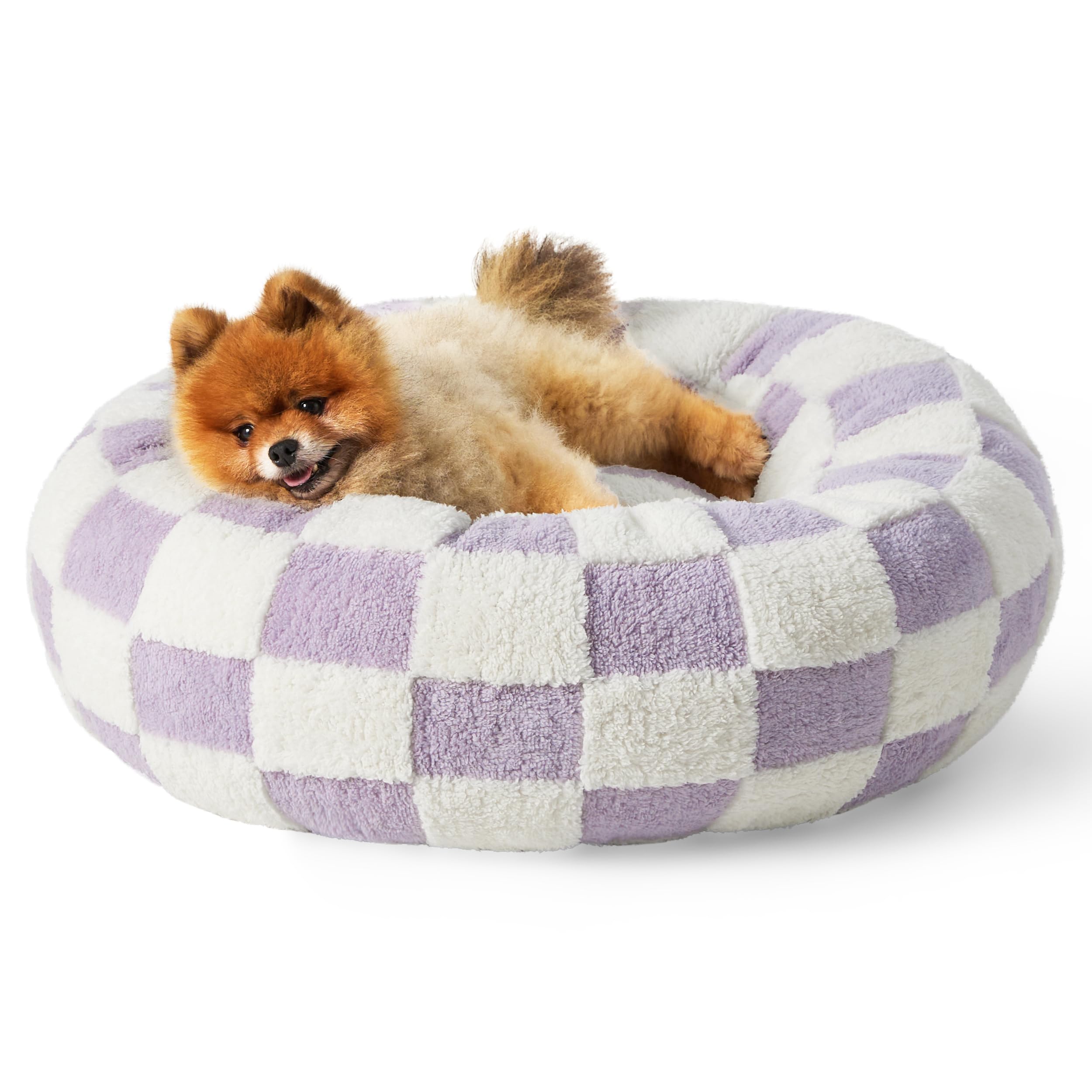Snapklik.com : LE SURE Donut Small Dog Bed - Round Cat Beds For Indoor ...