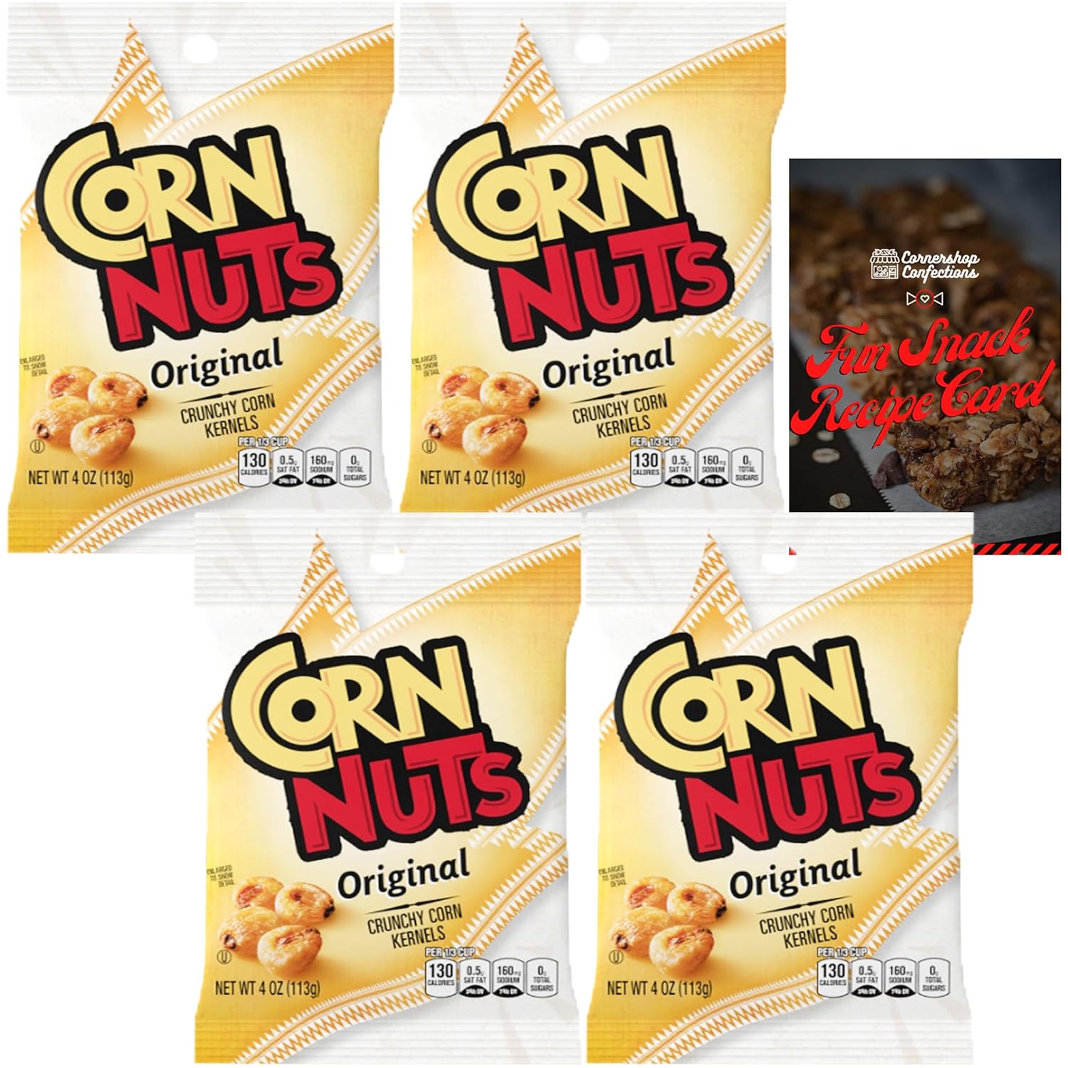 Amazon.com: Corn Nuts Lover's Original Flavor Bundle Pack - 4 ...