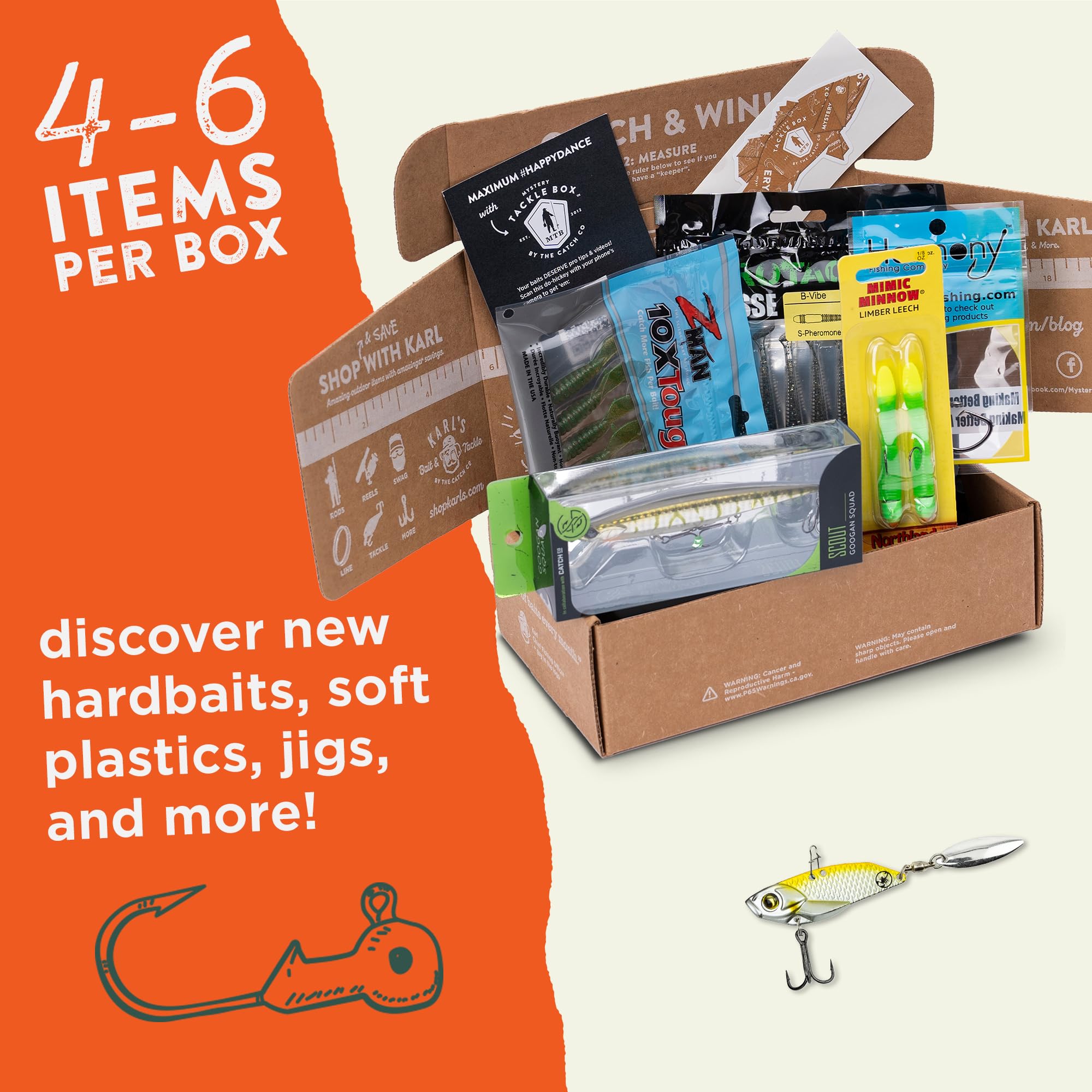 Snapklik.com : Mystery Tackle Box Freshwater Catch All Fishing Kit ...
