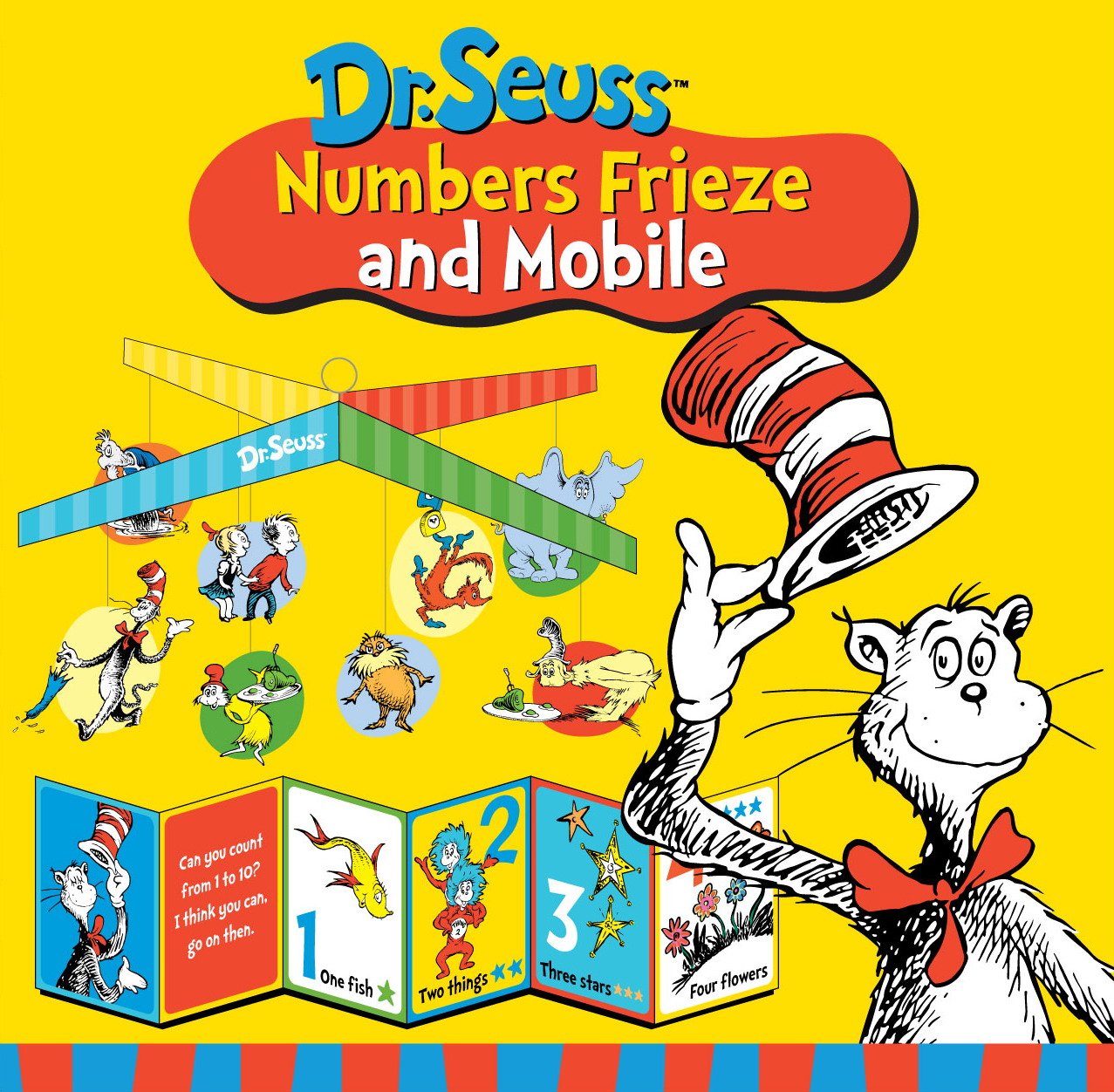 Dr Seuss Numbers Frieze and Mobile : Amazon.com.au: Books