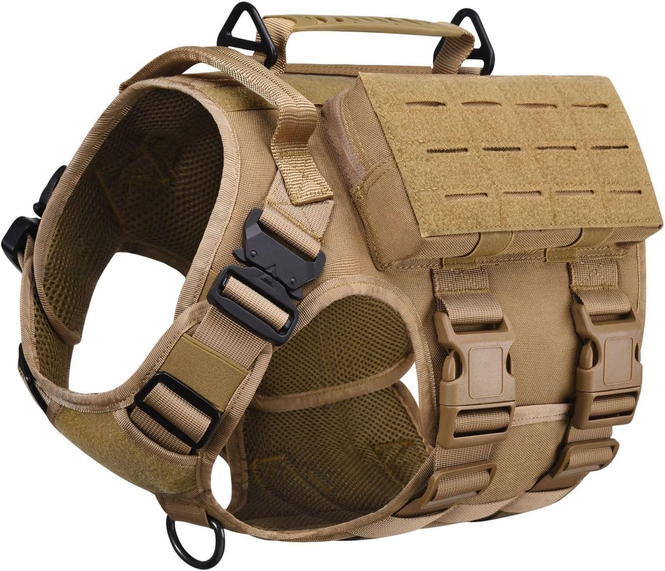 Amazon.com : AIWAI Tactical Dog Harness with Handle for Large Dogs,2X ...