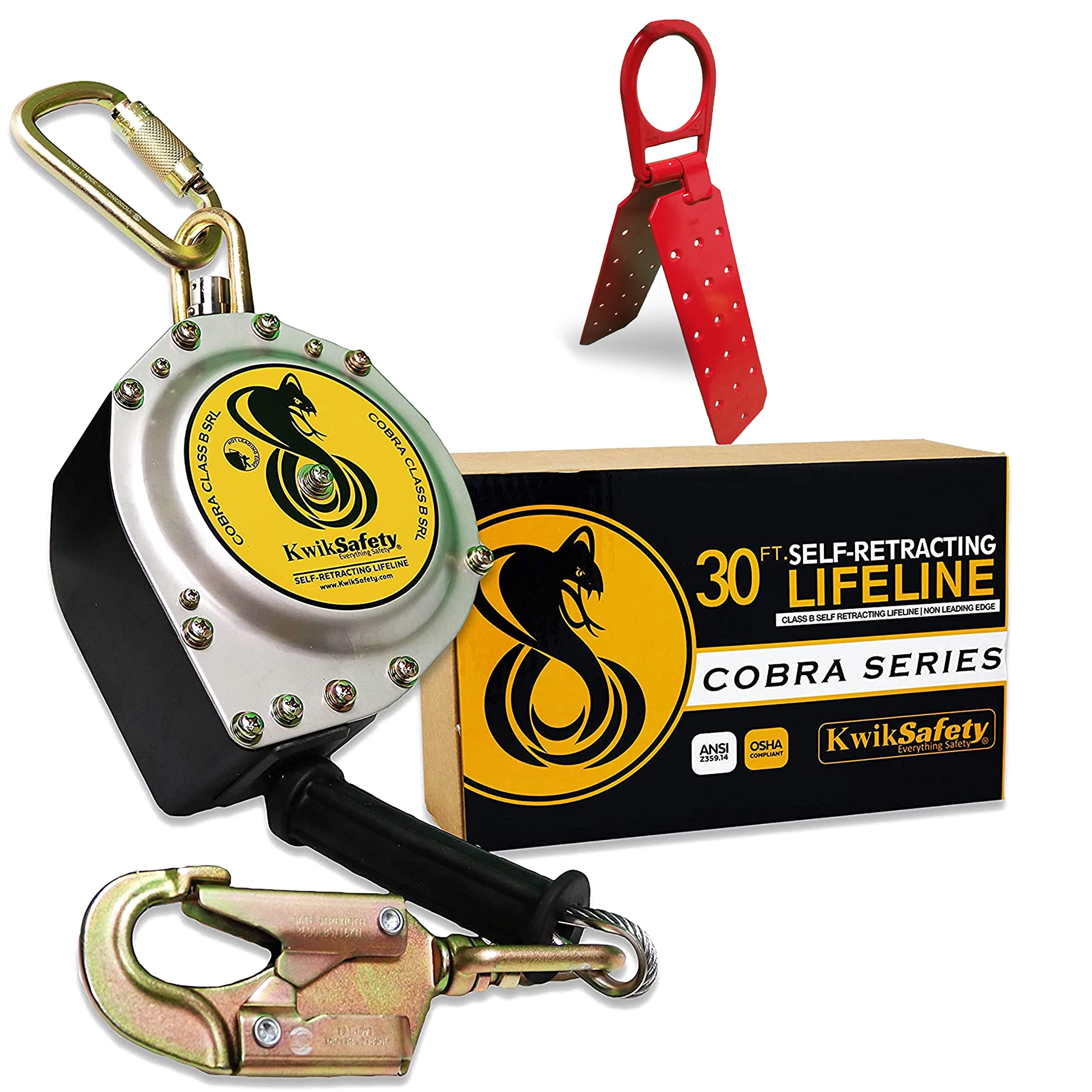 Buy KwikSafety - Charlotte, NC - Cobra 30' Combo [Cable Self Retracting ...