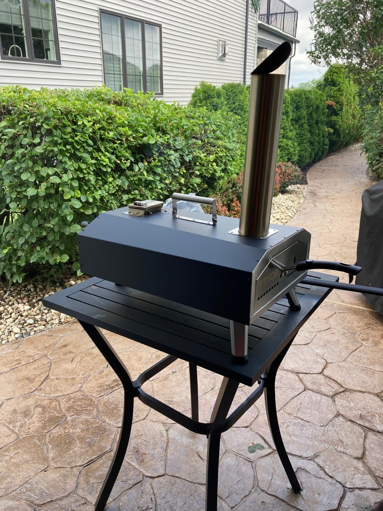 $38/mo - Finance VEVOR Multi-Fuel Oven Outdoor 12-inch Gas & Wood Fired ...