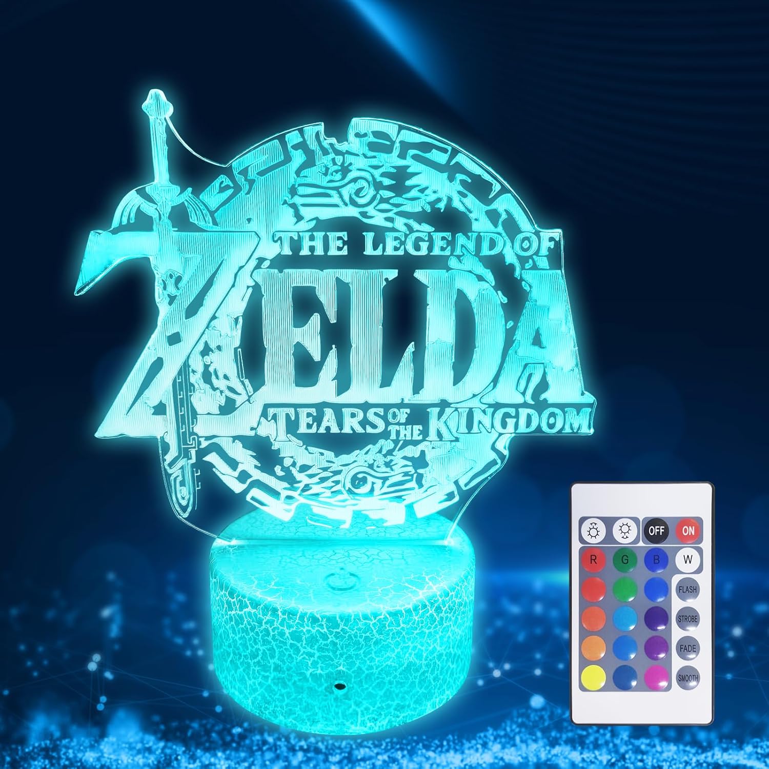 Amazon.com: Fuyeutk Legend of Zelda Night Light- Zelda Merch 3D ...