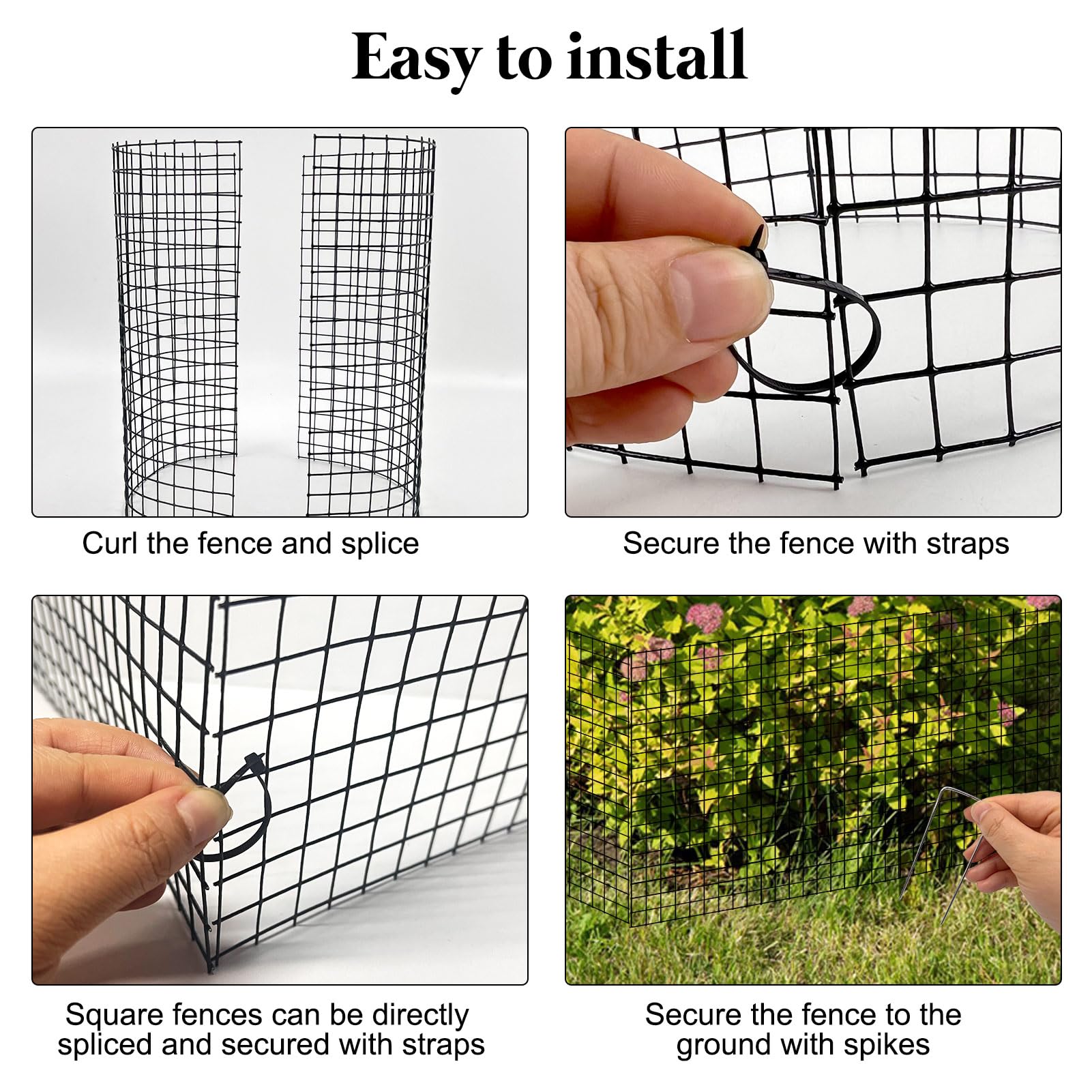 Snapklik.com : 10 Pack Plant Protector From Animals, 12 X 12 Square ...
