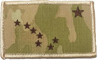 Amazon.com: U.S. Air Force Alaskan Command Flag with Hook fastner OCP ...