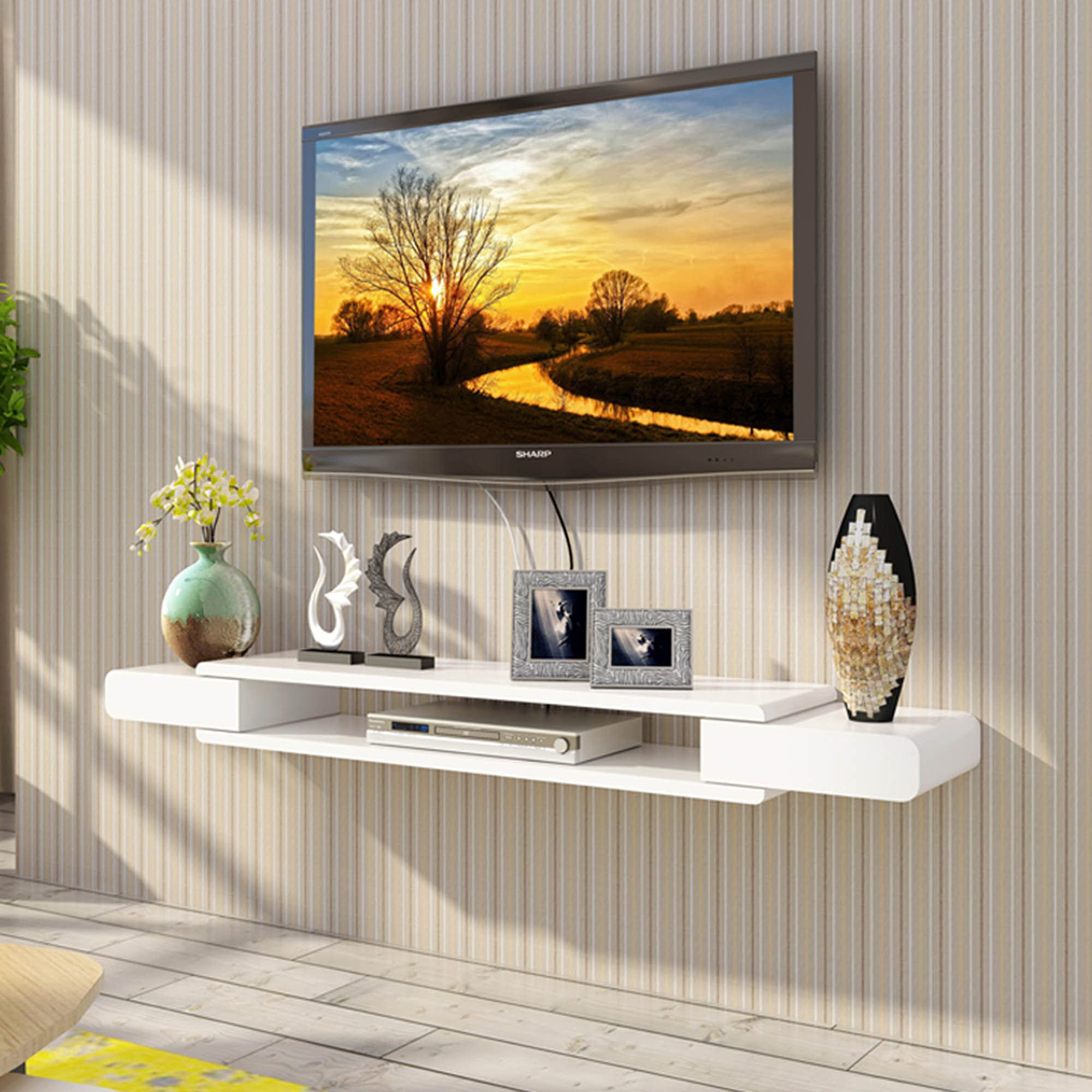 Wall Mounted Blu Ray Player Stand VideoSecu DVD DVR Wall Mount Cable