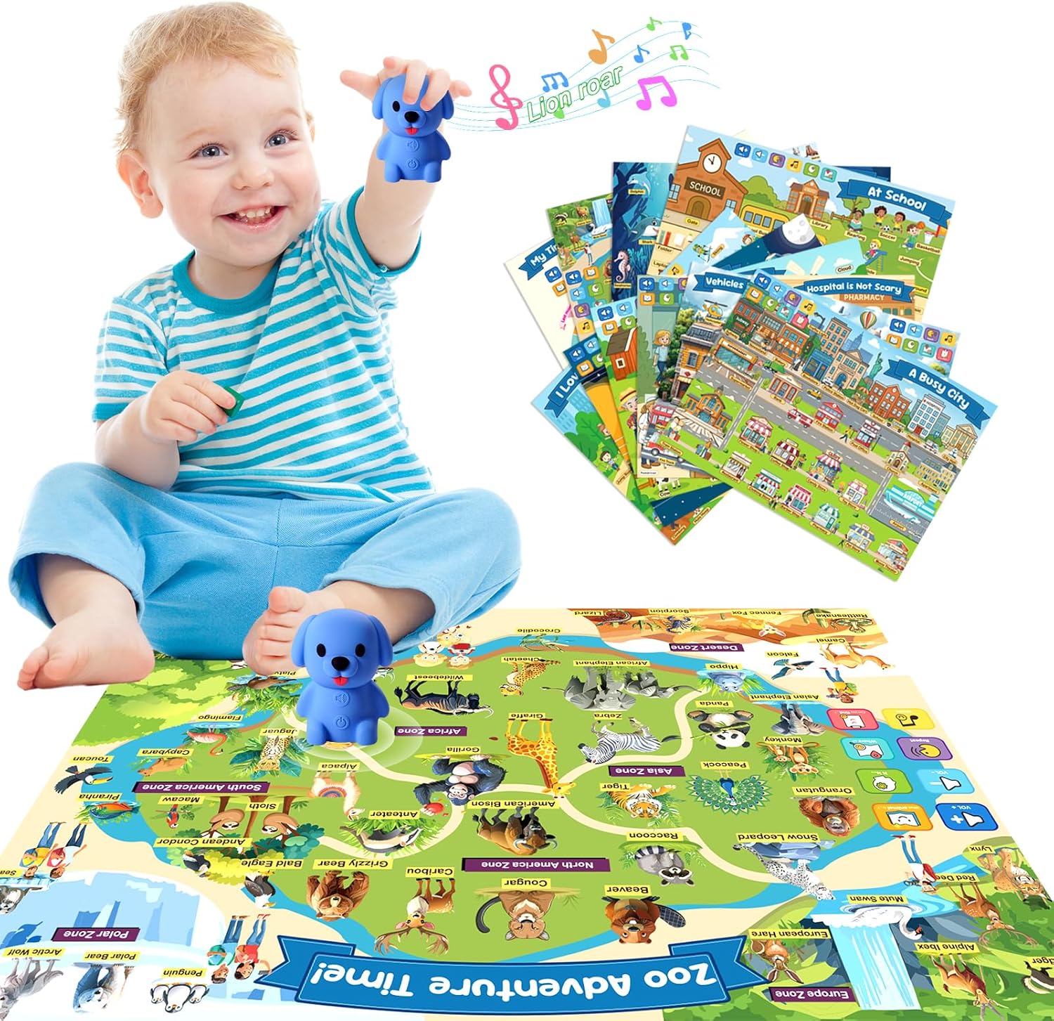 Amazon.com: Educational Toys for 3 4 5 6 Year Old, 20 Interactive ...