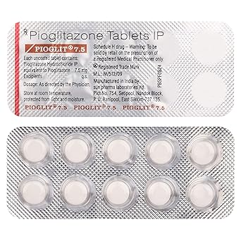 Pioglit 7.5 - Strip of 10 Tablets : Amazon.in: Health & Personal Care