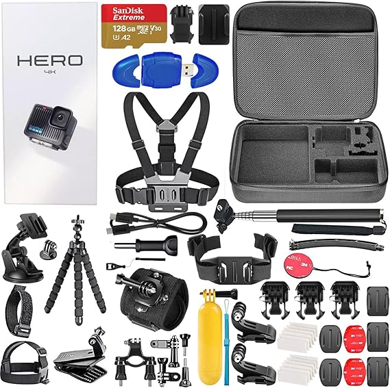 Amazon.com : GoPro Hero Compact Waterproof Action Camera with 4K, 12MP ...