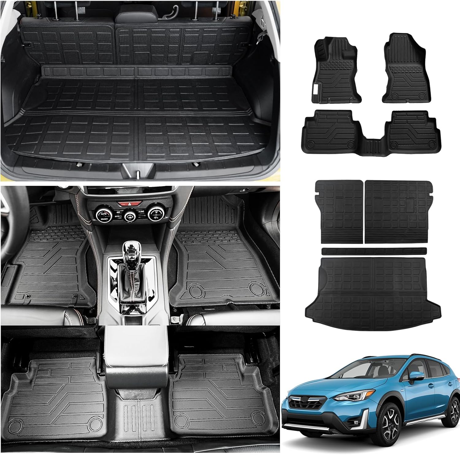 Amazon.com: Thinzyou Floor Mats Compatible with 2018-2023 Subaru ...