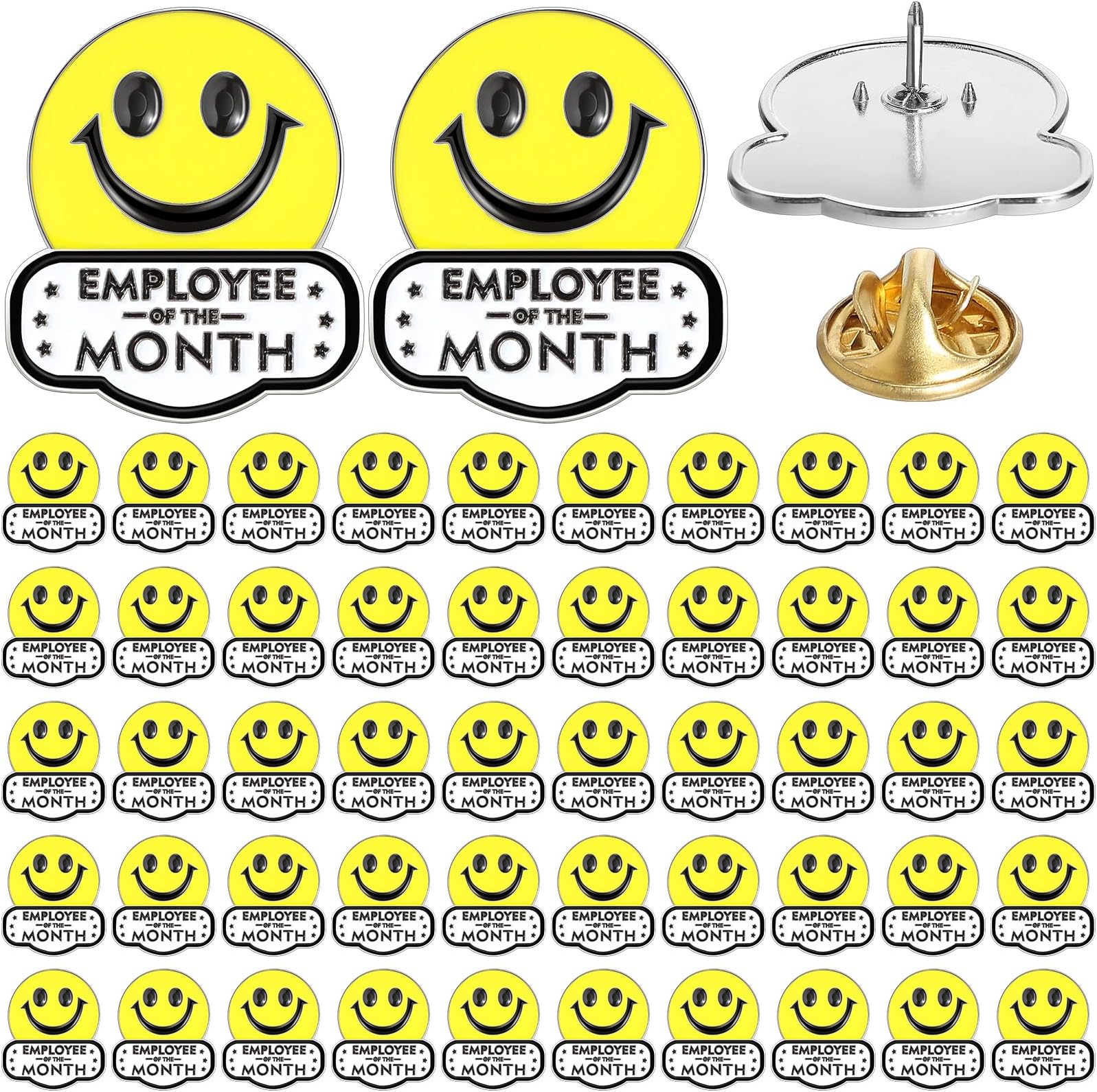 Amazon.com : Ceenna 50 Pcs Employee of The Month Lapel Pin Employee ...