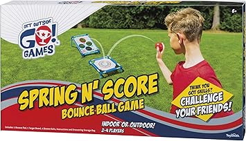 Amazon.com: Toysmith Spring N' Score Indoor/Outdoor Bounce Ball Game ...