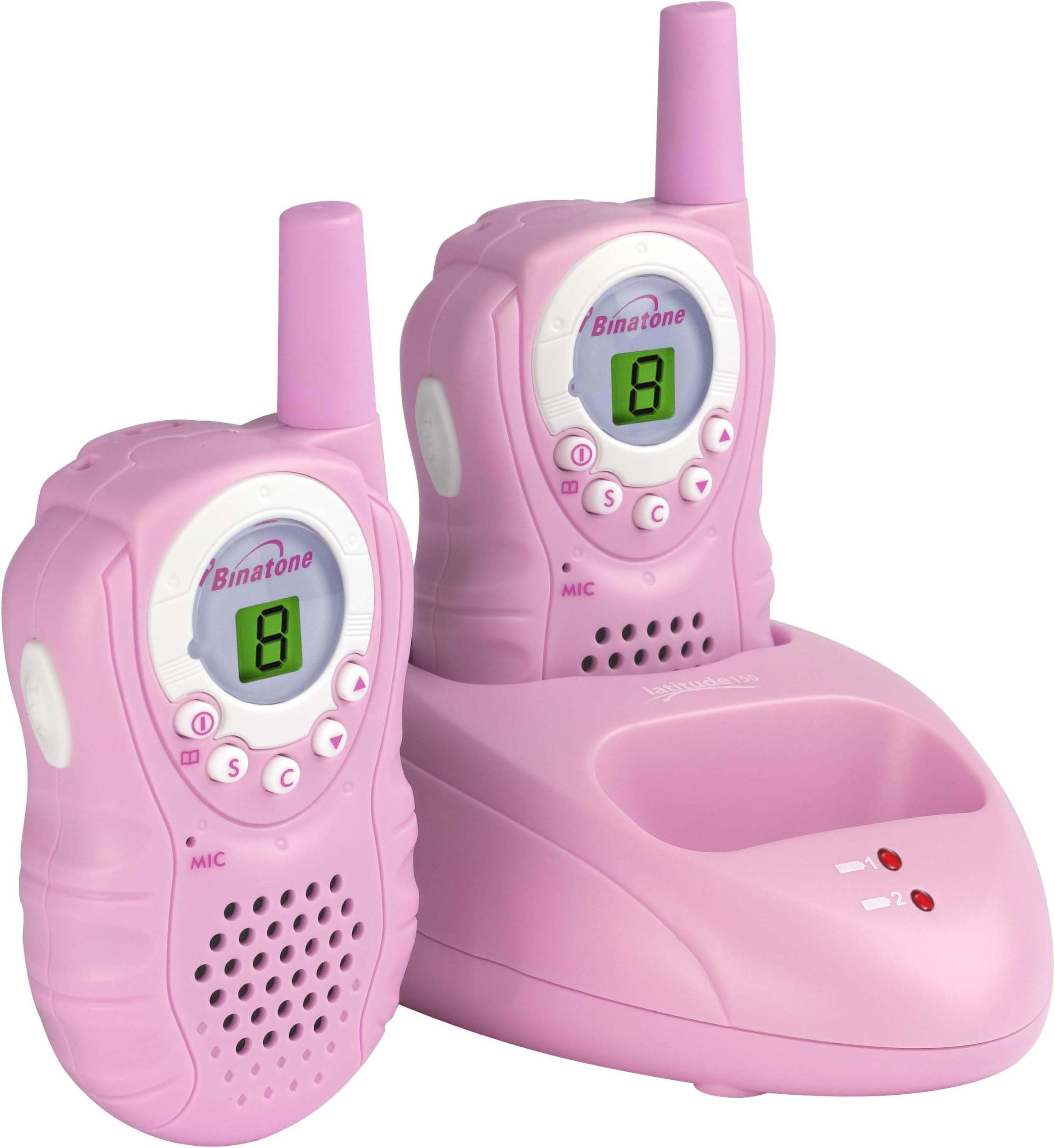 Binatone Latitude 150 Pink Twin Pack Walkie Talkie With Upto 3 km Range ...