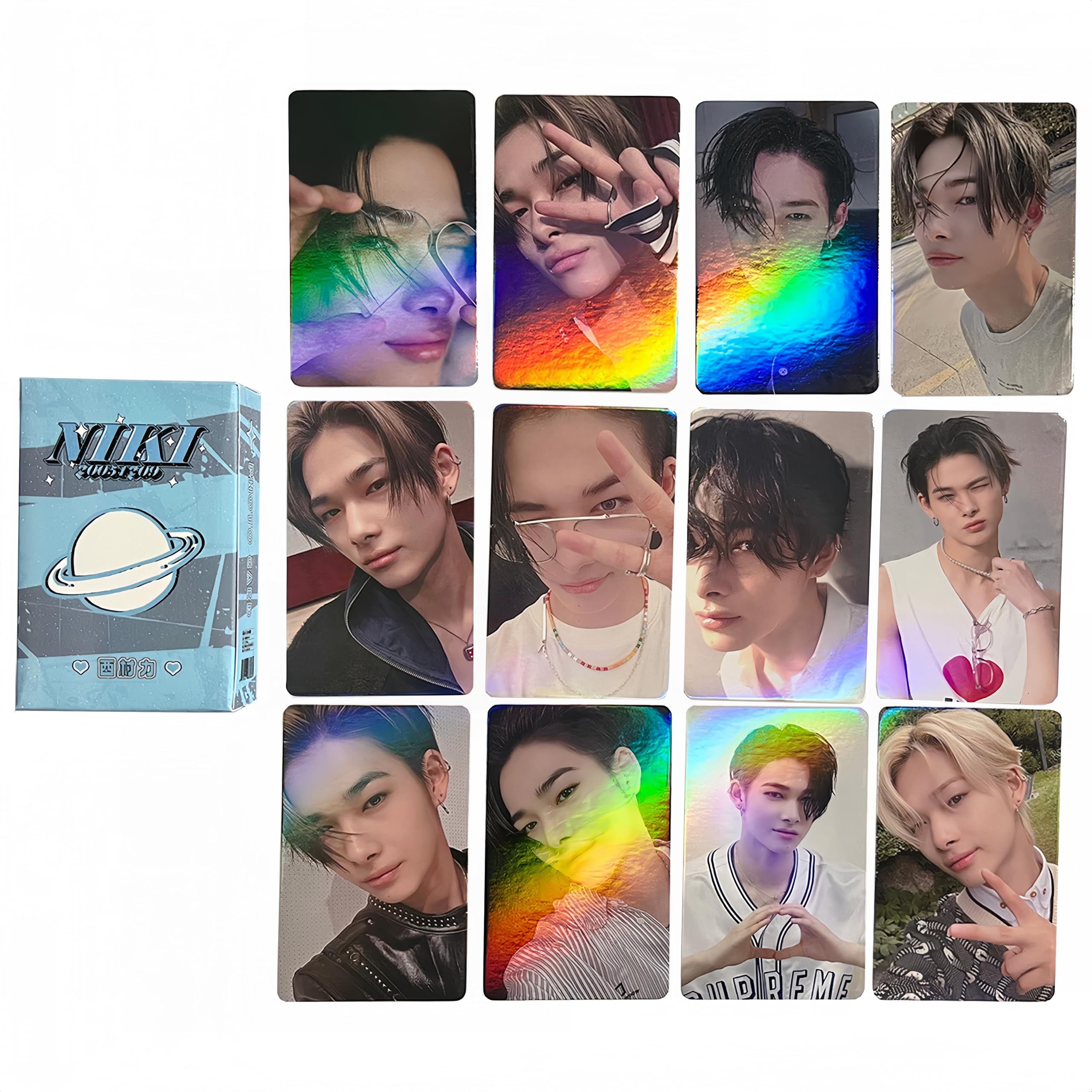 Buy NI-KI Laser Cards 50pcs ENHYPEN Photocards ENHYPEN NI-KI Album ...