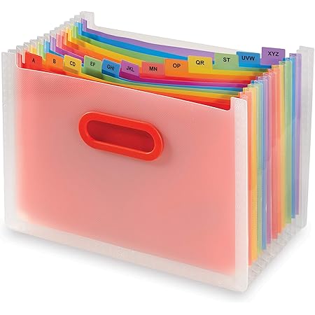 Snopake A4 Rainbow Desk Expander/Organiser 13-Part [Pack of 1] Ref ...