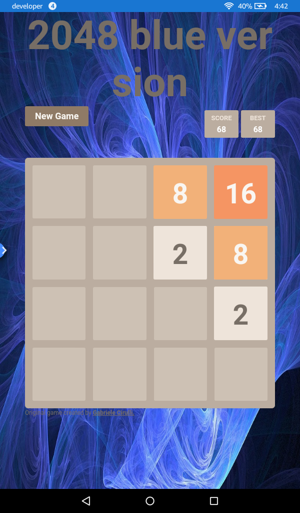 2048 Blue Version - App on Amazon Appstore