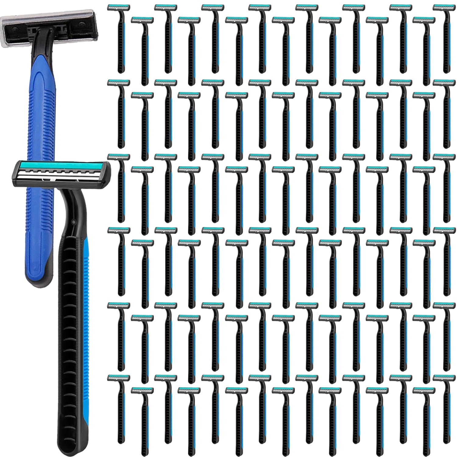 Amazon.com: Ladulpez 135 Pack Disposable Razors, Travel Razor with ...