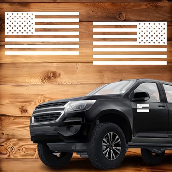 Amazon.com - American USA Flag Subdued Vinyl Sticker Decal Die Cut ...