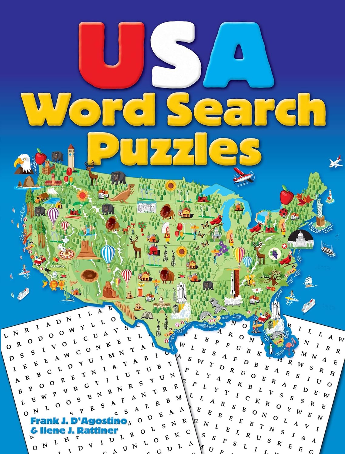 USA Word Search Puzzles (Dover Brain Games & Puzzles): Rattiner, Ilene ...