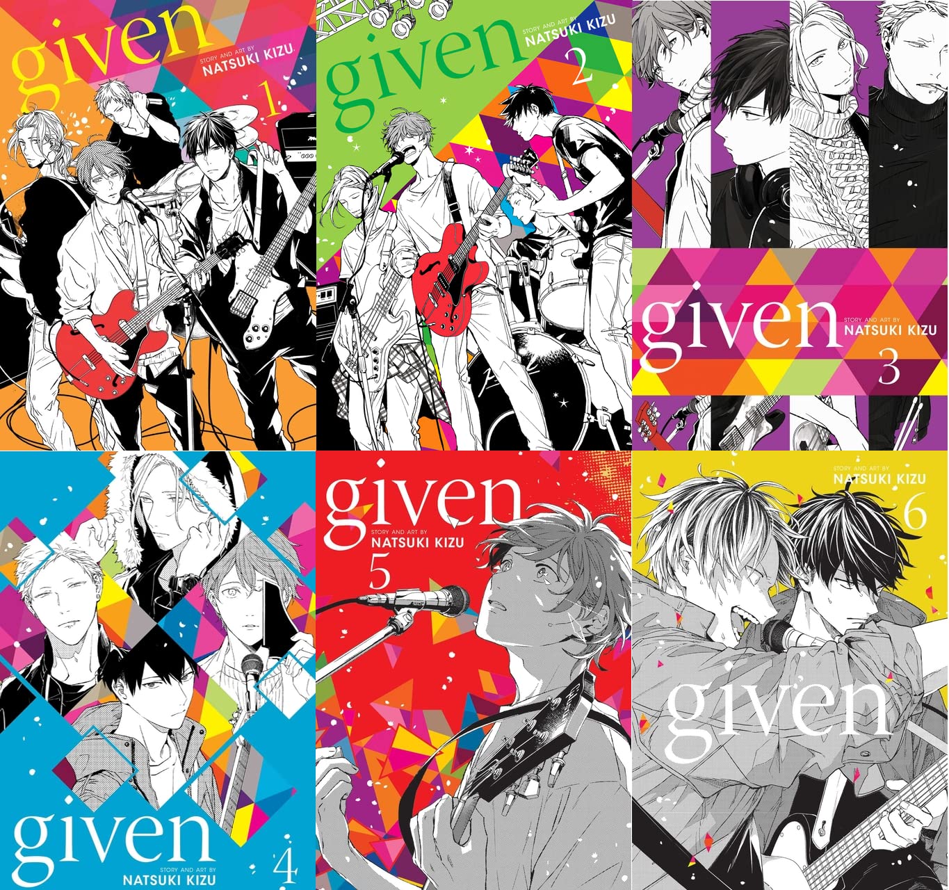 Given 1-6 Bundle Set (6 Book Collection) by Kizu Natsuki: Natsuki Kizu ...
