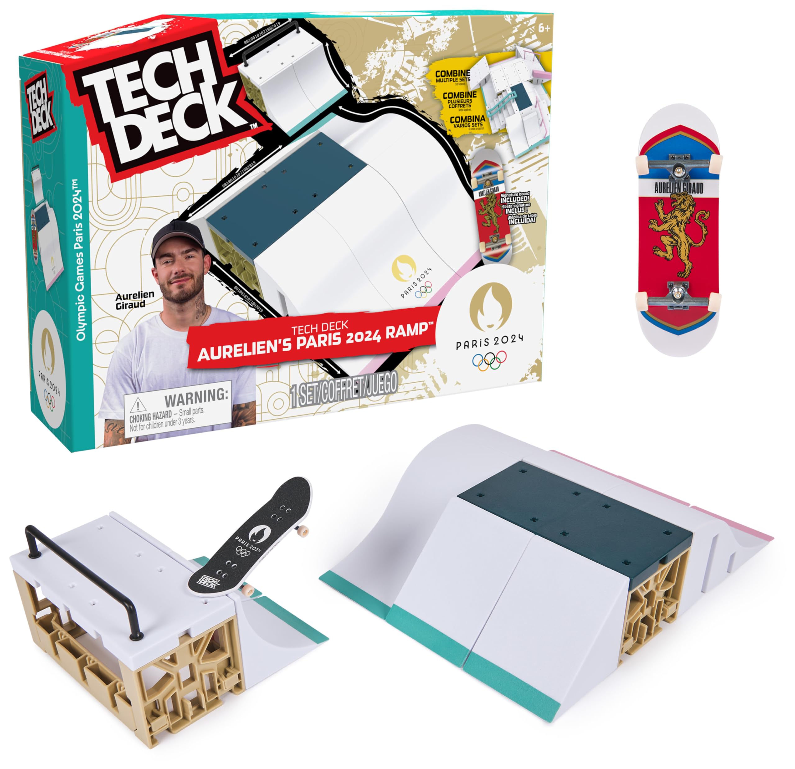 Tech Deck - Finger Skate - Park X-Connect Aurélien Giraud - Produit ...