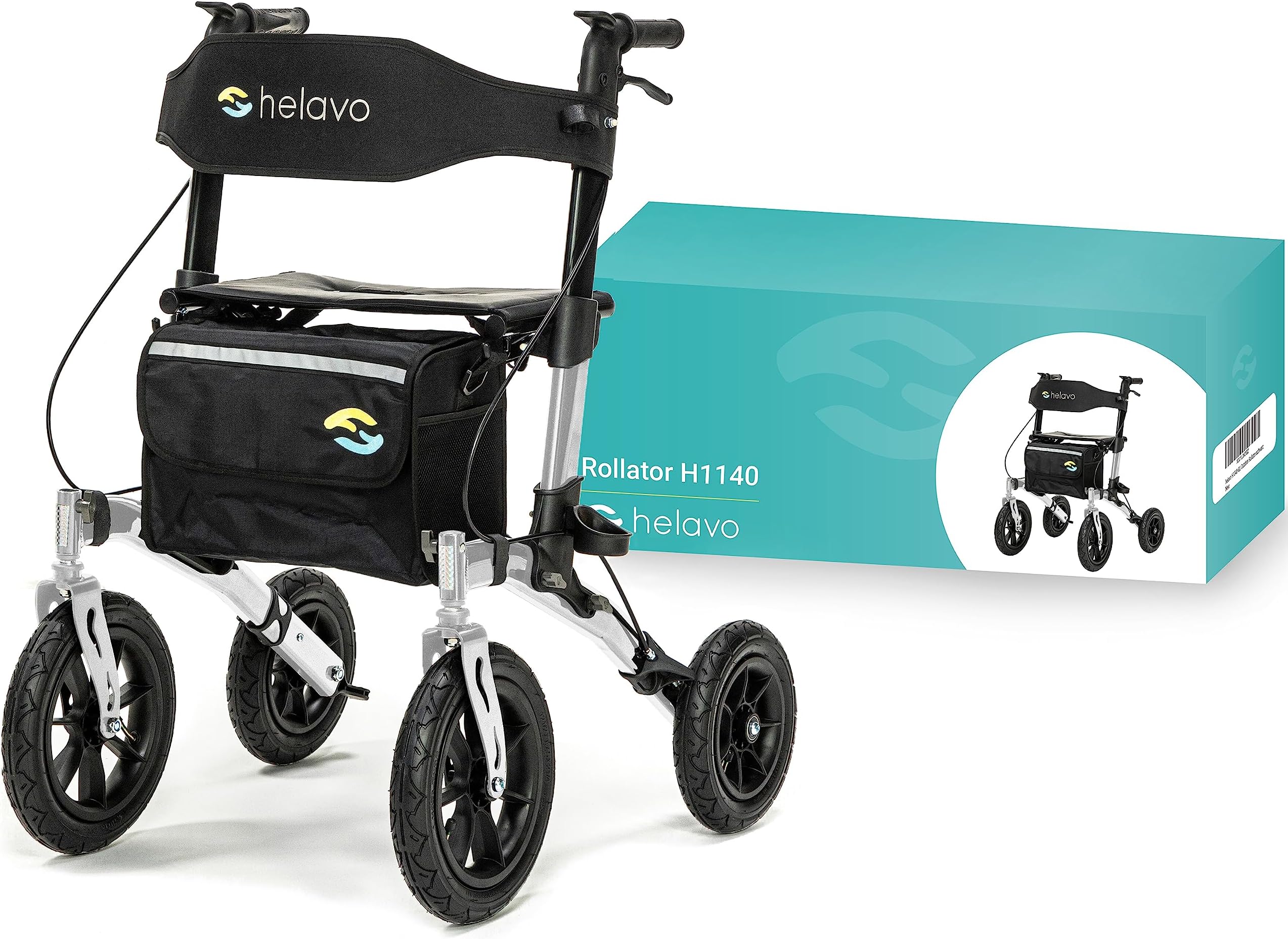 Amazon.com: Helavo All Terrain Walker with Puncture-Proof, Flat-Free ...