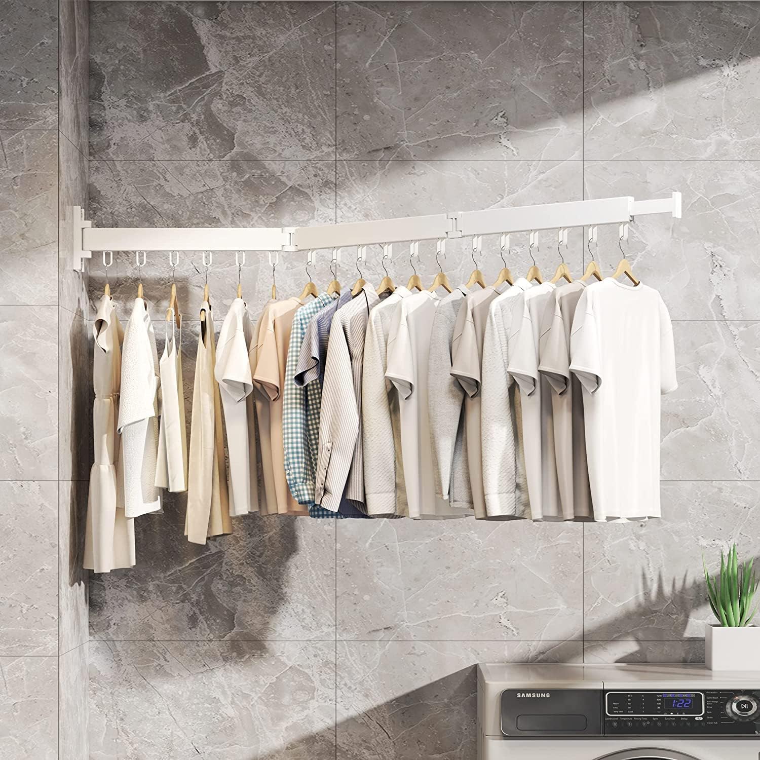 Sheila Maid, Original Indoor Ceiling Clothes Laundry Drying Airer Rack ...