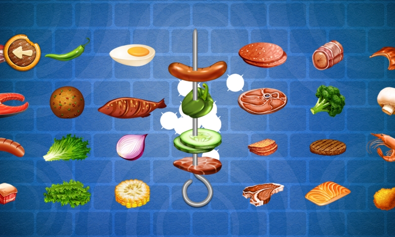 Restaurant Kids Food Maker : burgers, barbecue skewers, ice cream and ...