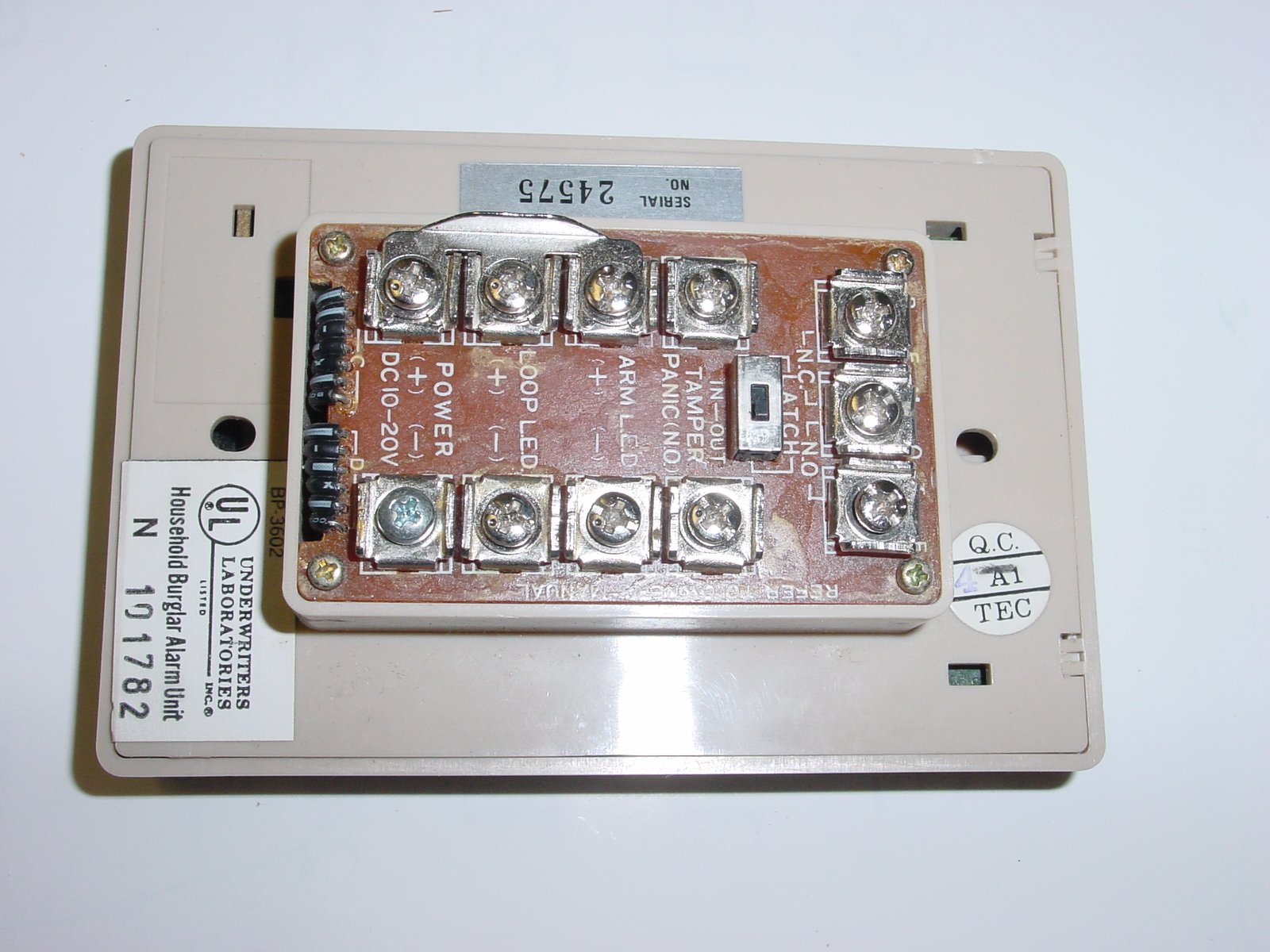 Radio Shack Burglar Alarm System Wireless Burglar Alarm Systems