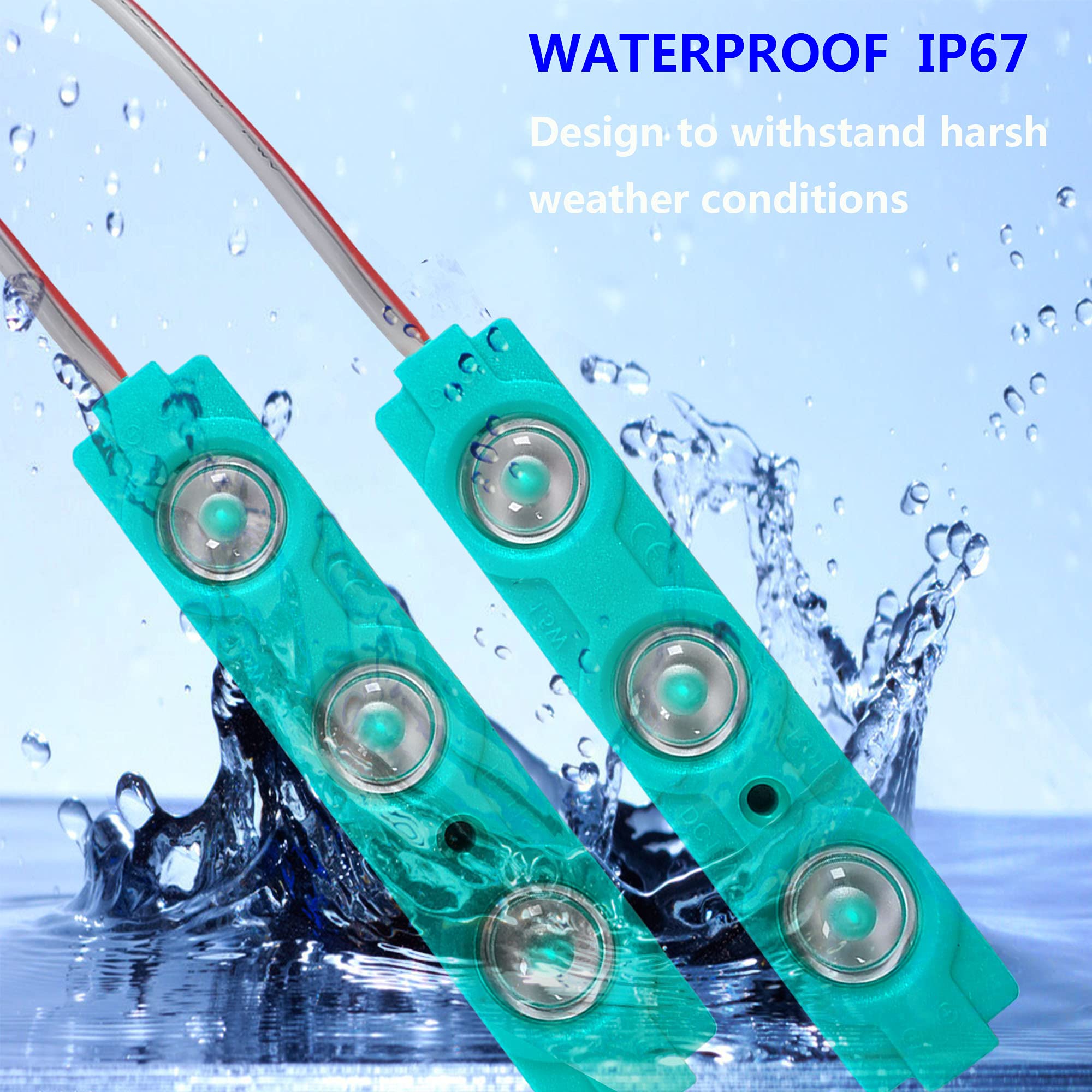 Snapklik.com : UWDESY 8PCS Green LED Boat Interior Lights,24 LEDs Deck ...