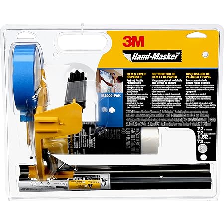 Scotchblue M3000 PAK Hand-Masker Pre Folded Masking Film Kit - Yellow ...