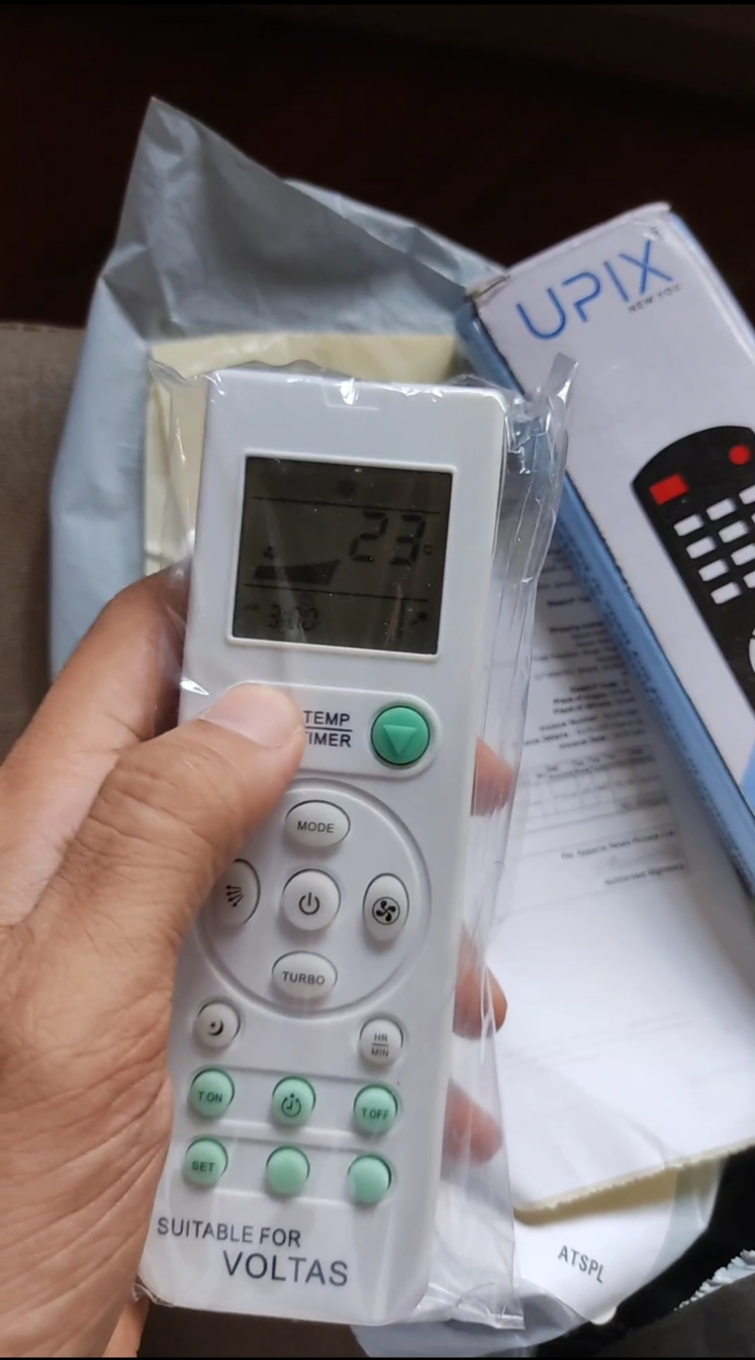 Buy Upix AC Remote No. 102, Compatible/Replacement for Azure AC Remote ...