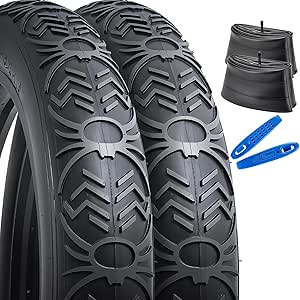 Amazon.com : YUNSCM 2-PCS 26" Fat E-Bike Tires 26X4.0/(100-559) and 26 ...