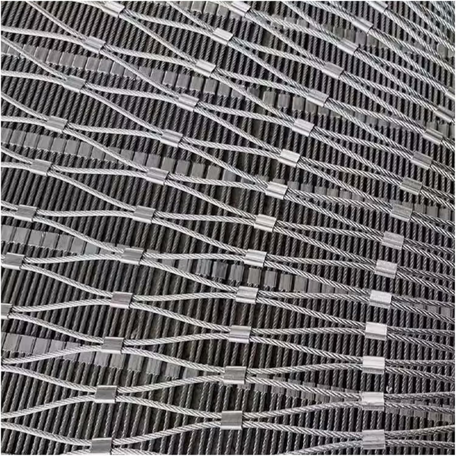 JIwqDY Grille Métallique Maille Toile INOX Flexible Maille de Câble 1 ...