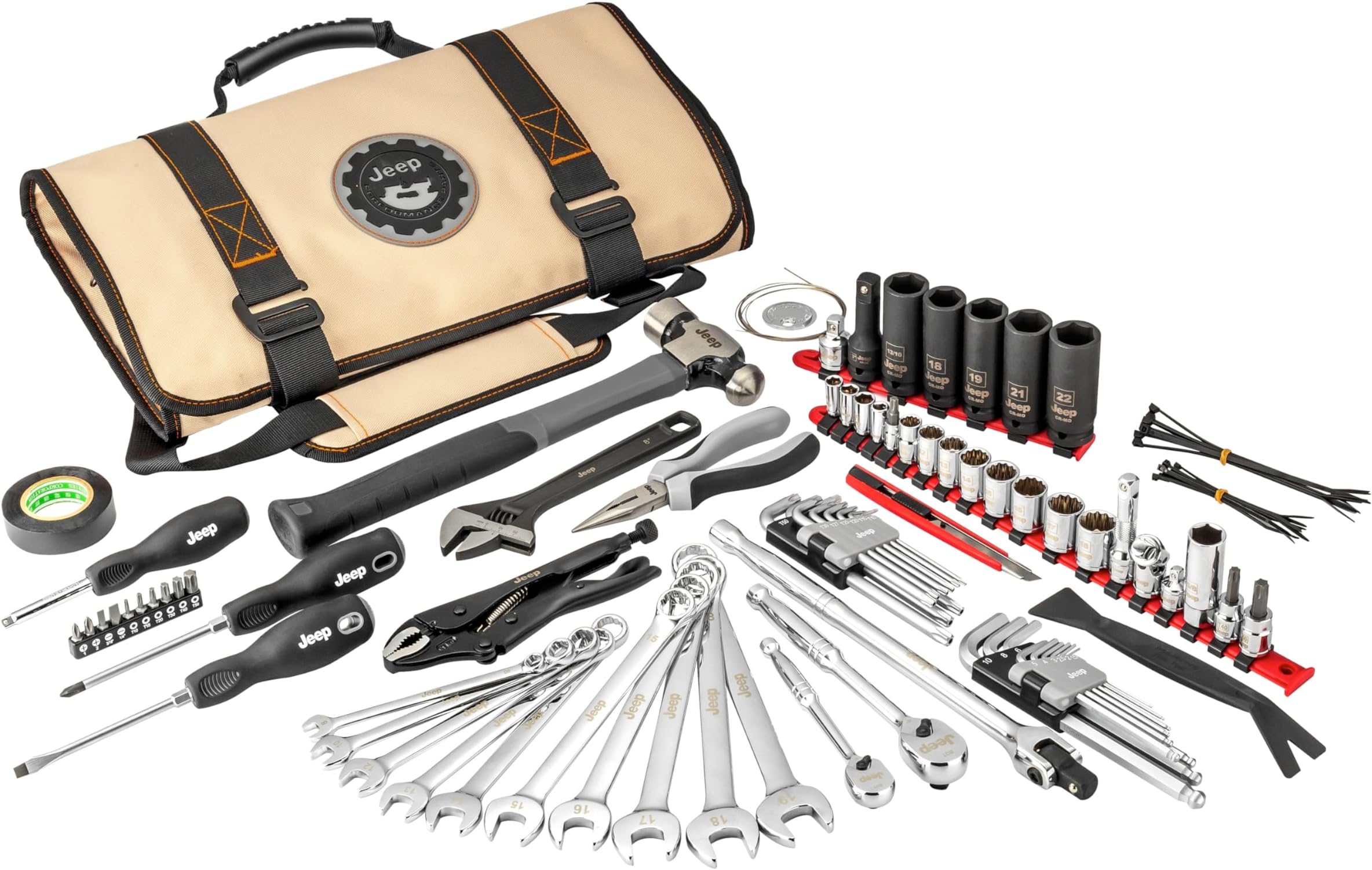 Amazon.com: Mopar Jeep Tool Kit (83 Pieces) 68640356AA, JP0002 : Automotive