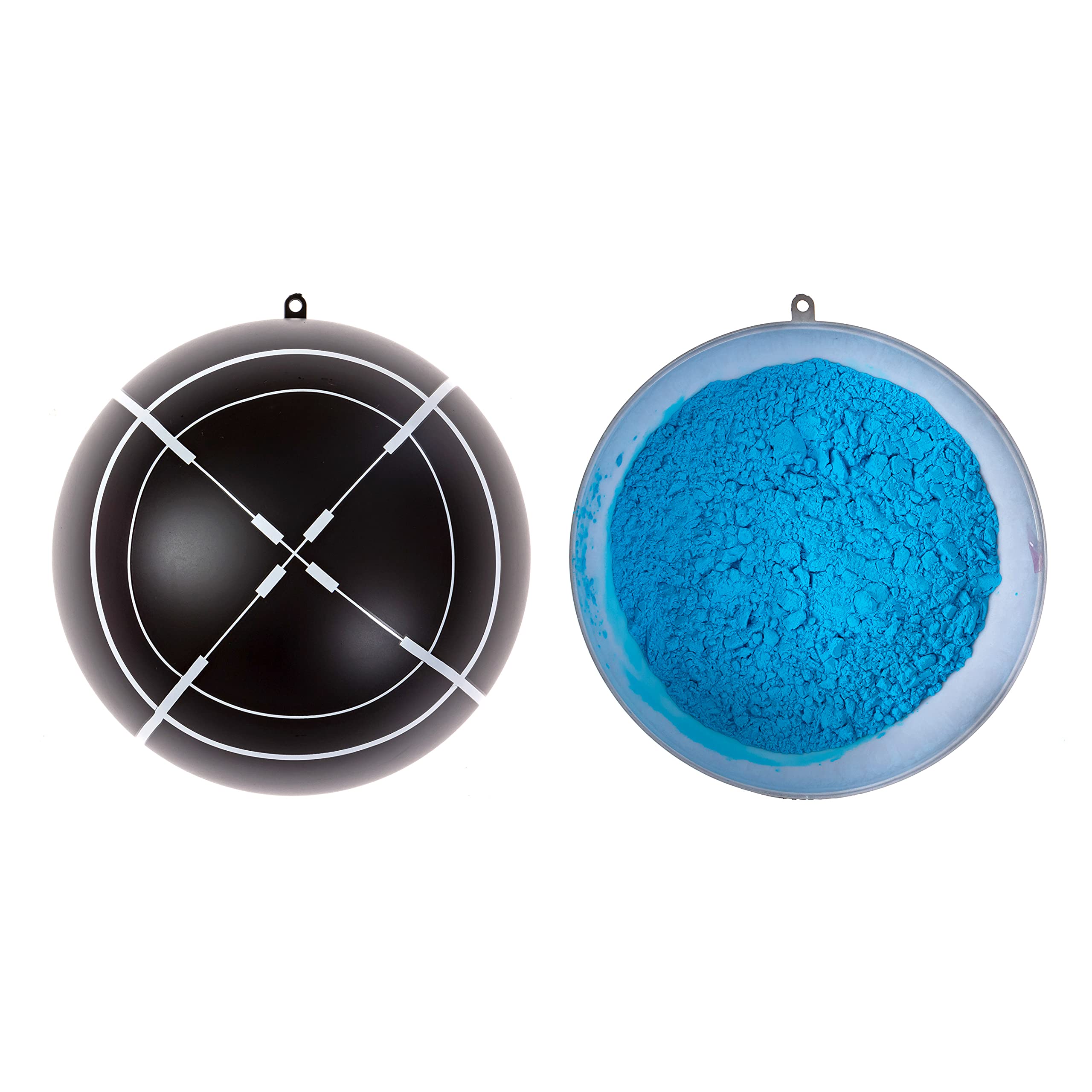 Ultimate Party Supplies Gender Reveal Black Target Ball | Pink & Blue ...