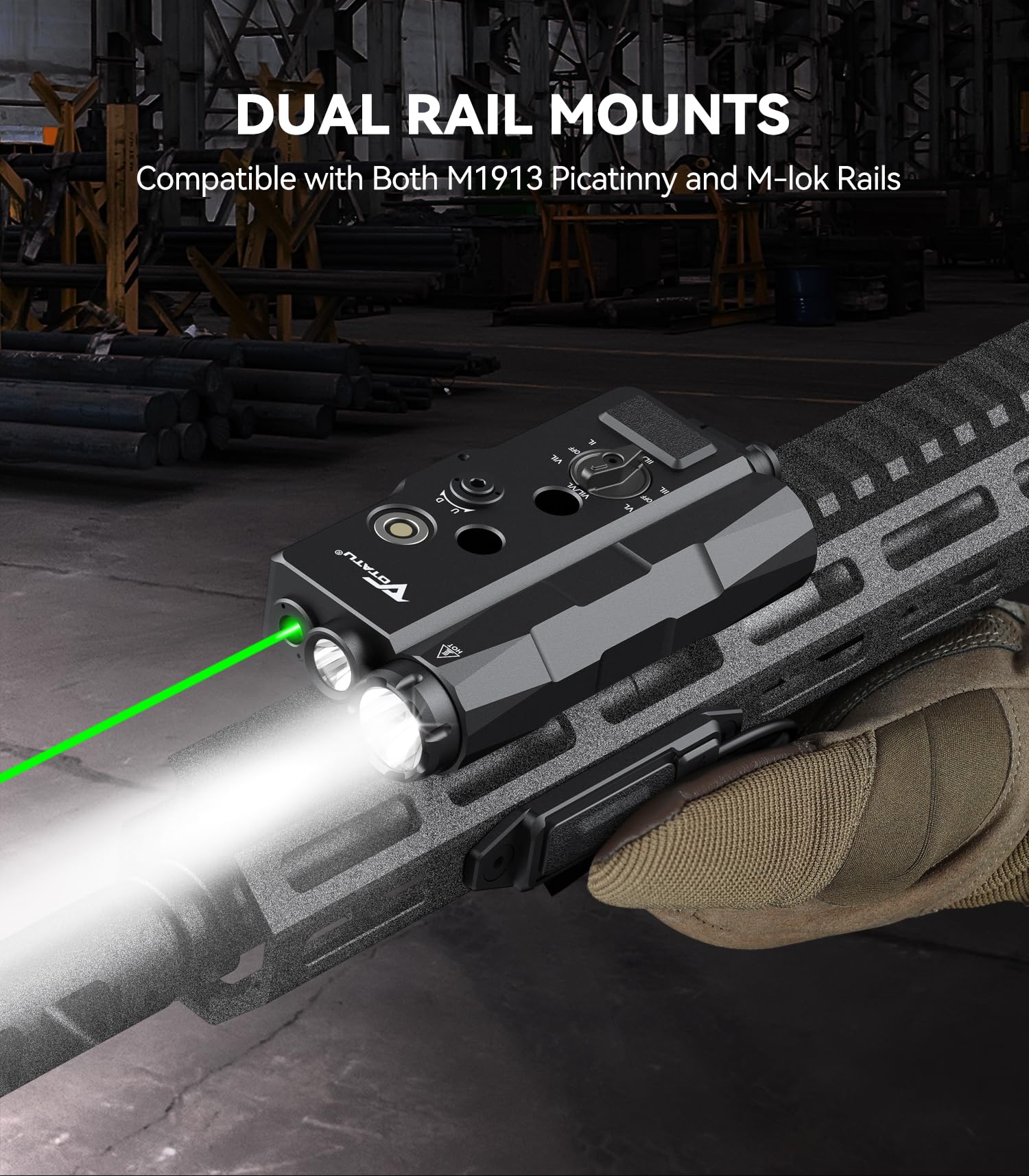 Tactical IR Aiming Laser Votatu M4L-IR Laser Sight For M-Lok Rail – Low ...
