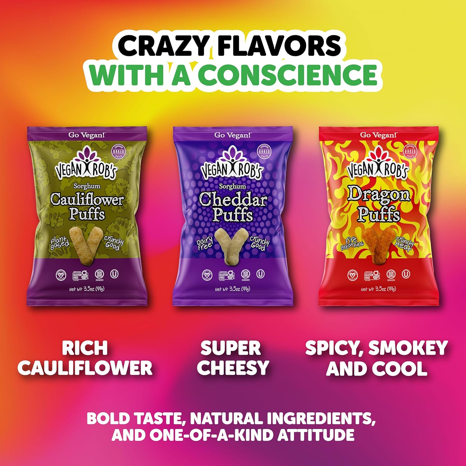 Vegan Rob’s Cheddar Puffs Sabrosos bocados de queso vegano horneados ...