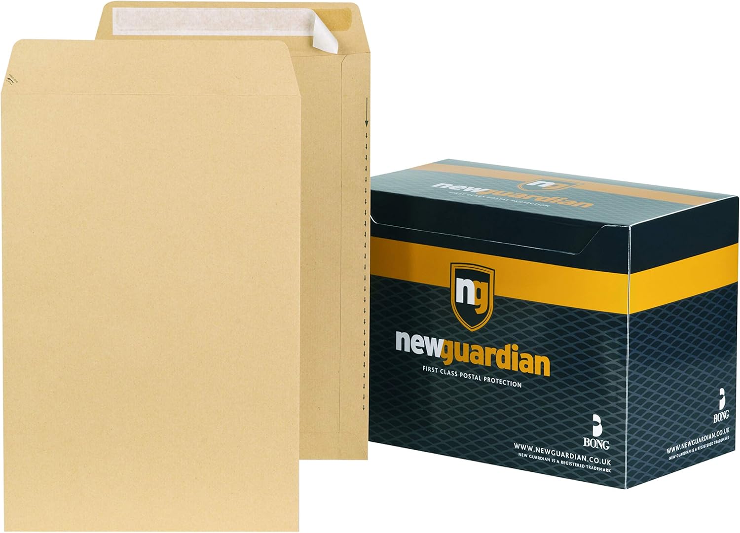 New Guardian Envelopes Heavyweight Pocket Peel and Seal Manilla ...