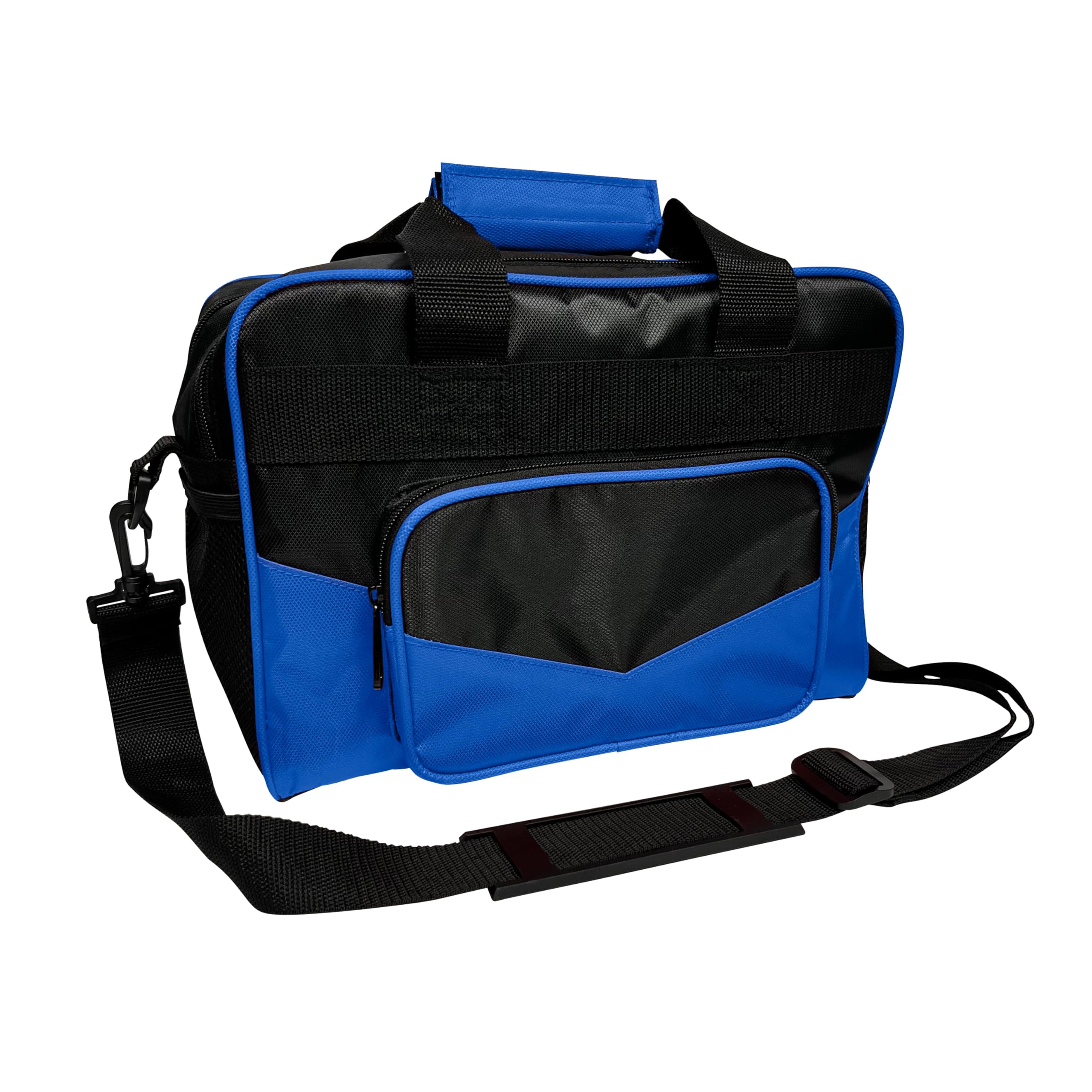 Buffa Distribution Deluxe Double Small Ball Bowling Bag (Black/Blue ...