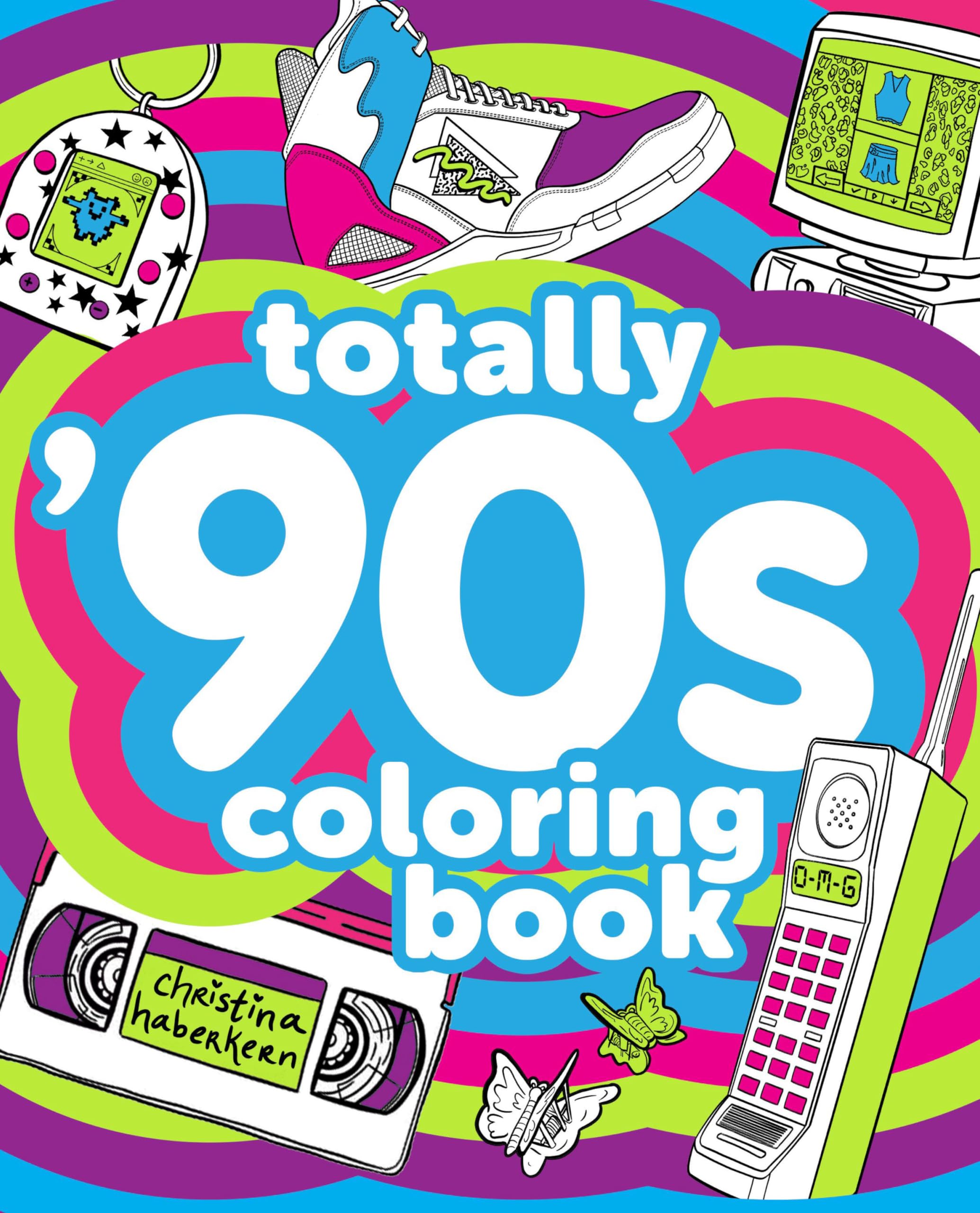 Amazon.com: Totally '90s Coloring Book: 9780593184769: Haberkern ...