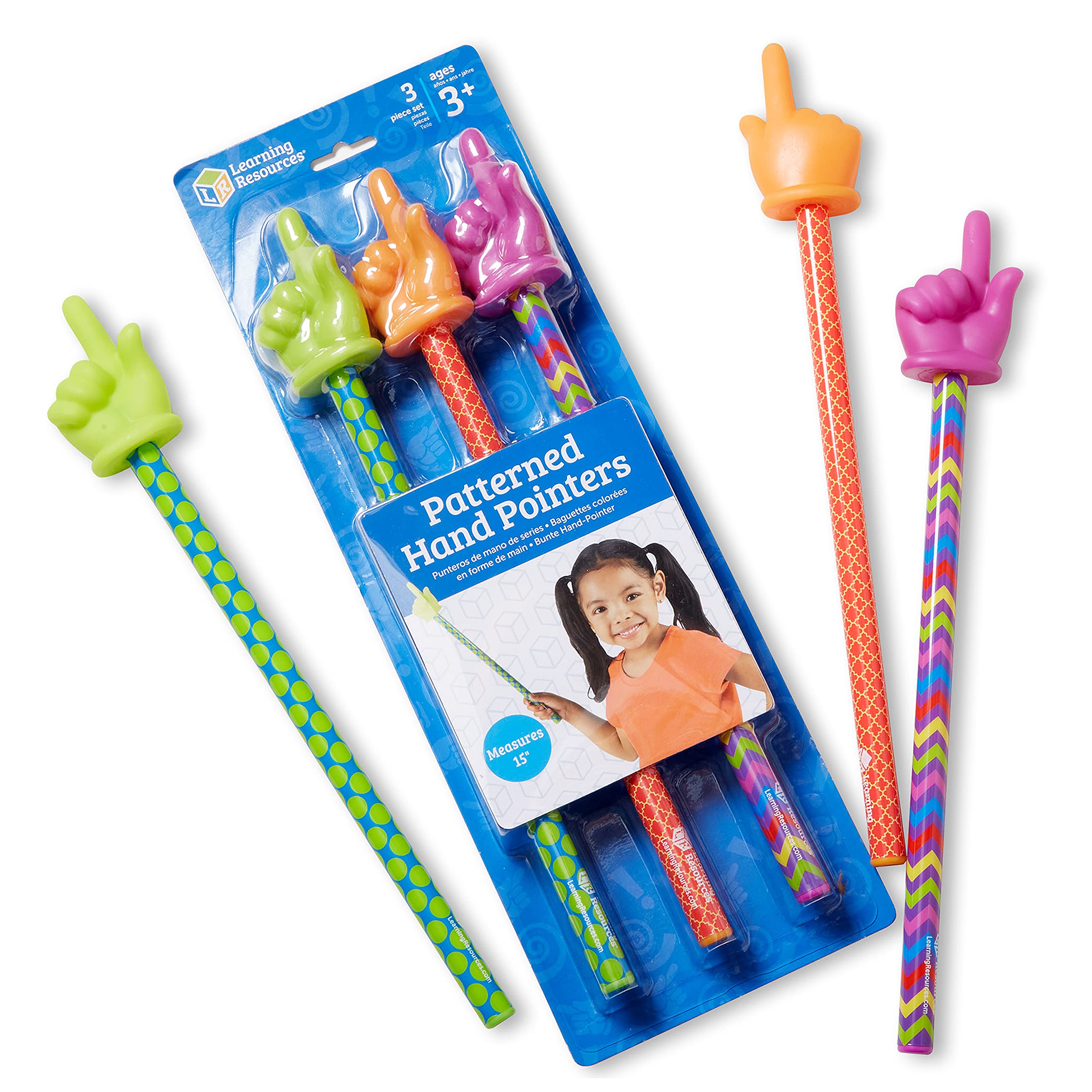 Buy Learning Resources Patterned Hand Pointers 3 Pieces Ages 3