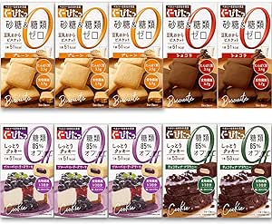 Amazon.co.jp: 【メーカー公式】NARIS UP ぐーぴたっ 豆乳おからビスケット＆しっとりクッキー 10個セット クッキー ダイエット たんぱく質 配合 (糖類/砂糖 ゼロ ...