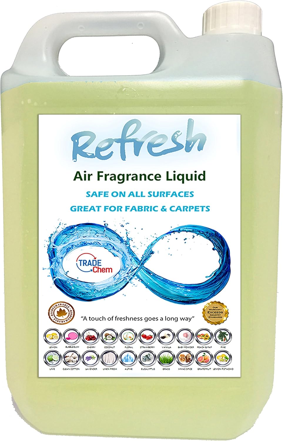 Refresh Air Fresheners 5L Containers - TRADE Chem (VANILLA) : Amazon.co ...