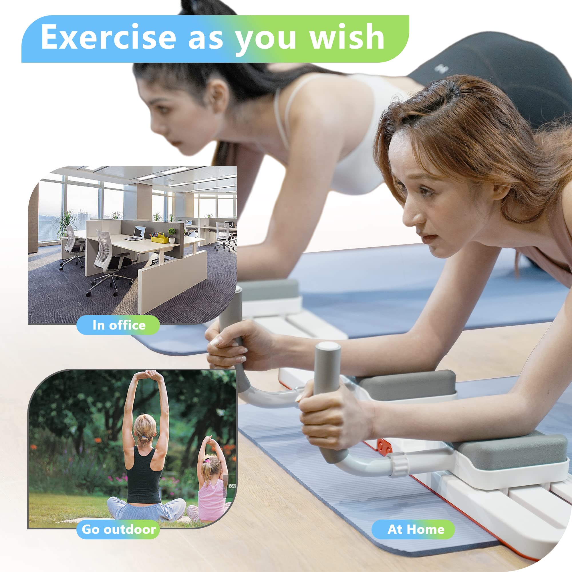 Snapklik.com : KKA Balance Board Push-Up Stands Yoga Equipment Fitness ...